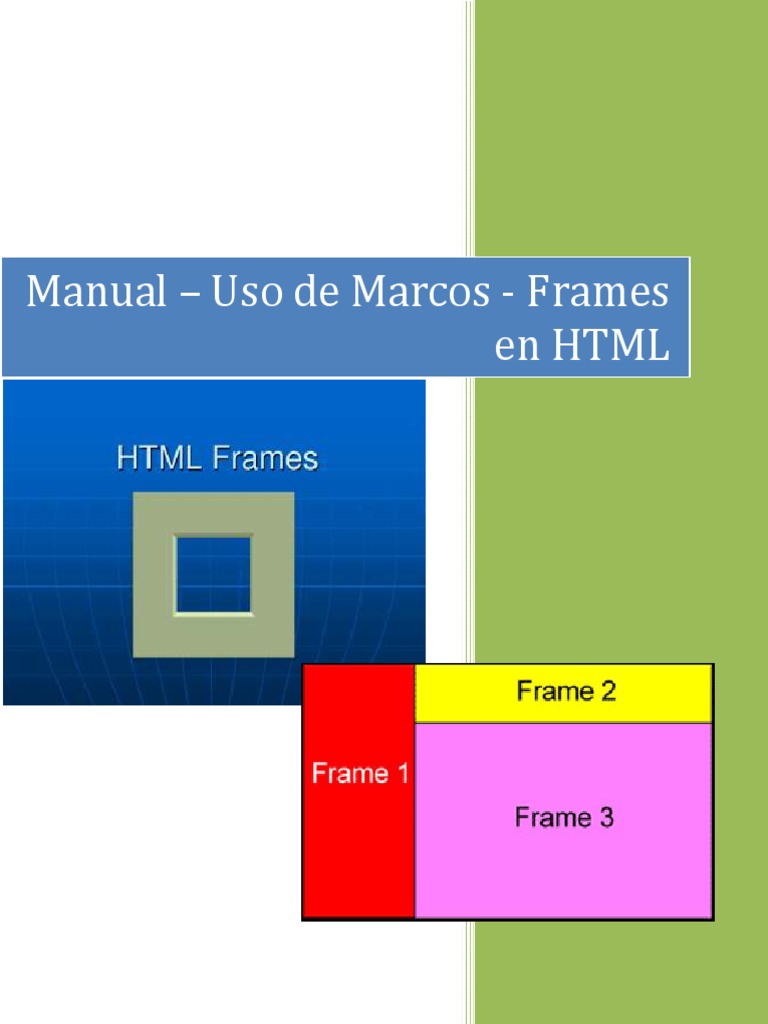Manual - Introducción A Los Frames | PDF | Hipervínculo | HTML