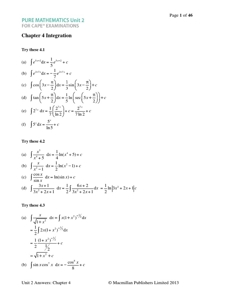 Unit 2 Chapter 4 Answers PDF | PDF