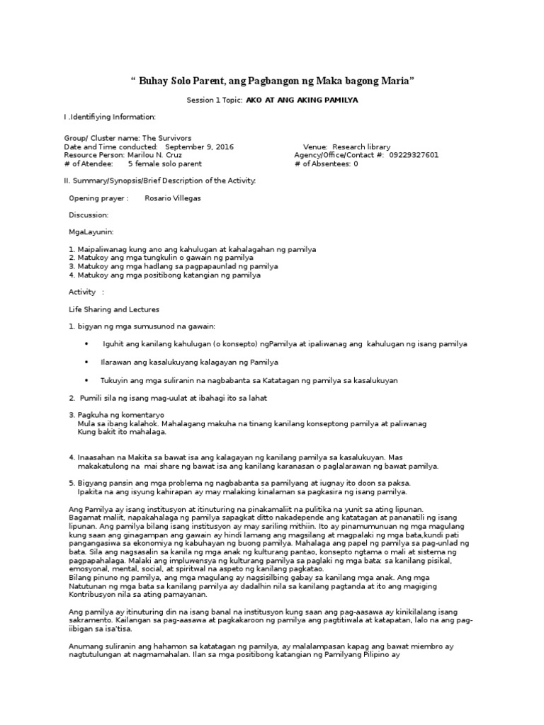 Ako at Ang Aking Pamilya