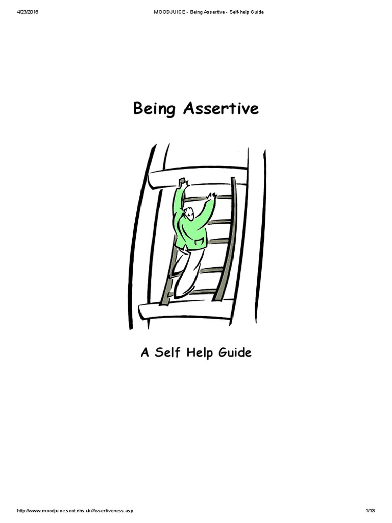 Being Assertive - Self-Help Guide | PDF