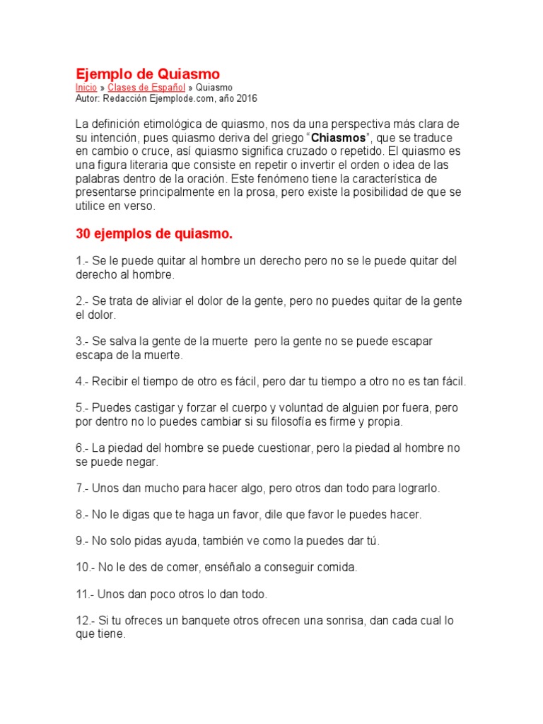 Ejemplo de Quiasmo | PDF | Agitación | Science