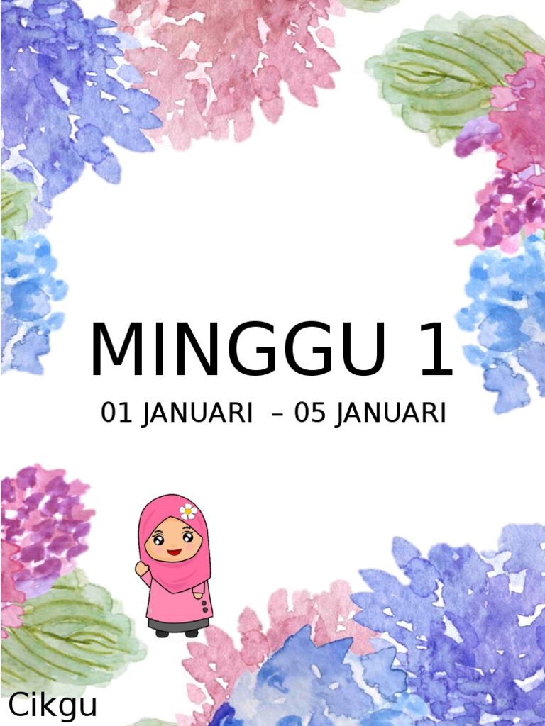 Divider Minggu Kumpulan A Cikgu Ena | PDF
