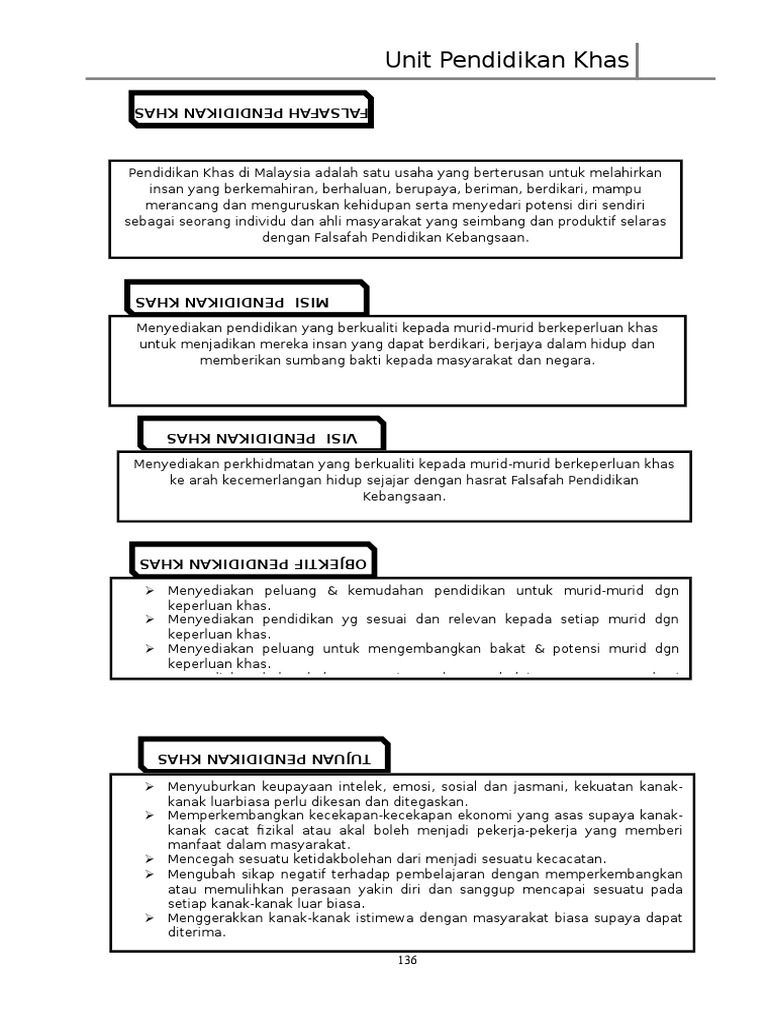 Buku Pengurusan Unit Pendidikan Khas 2017 | PDF