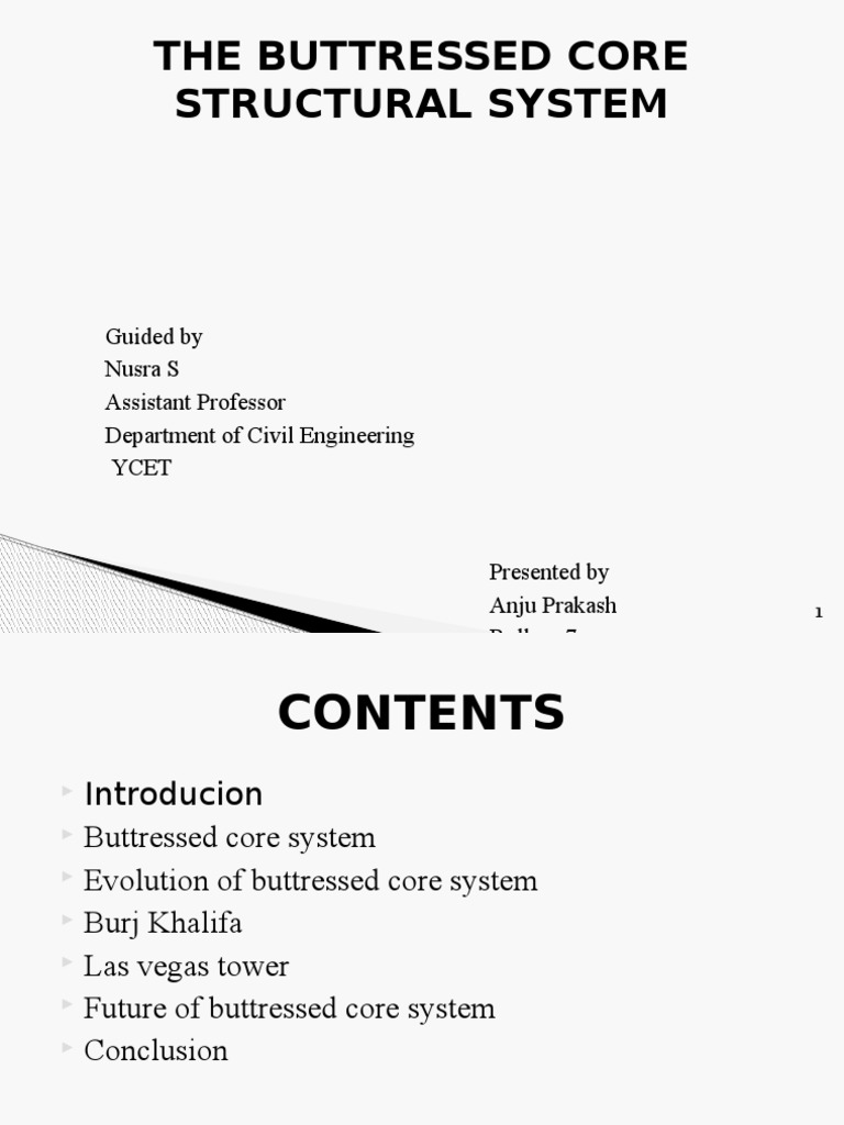 Buttressed Core | PDF | Structural Engineering | Engineering