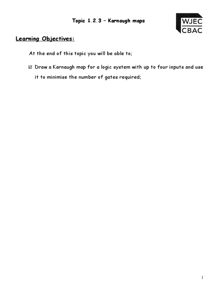 K Map | PDF | Boolean Algebra | Teaching Mathematics