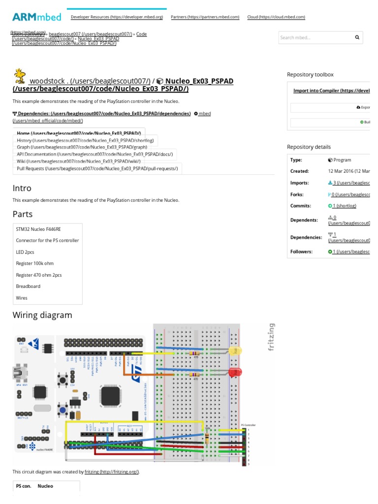 PSPAD Controller Example for Nucleo | PDF | Games & Activities | Computers