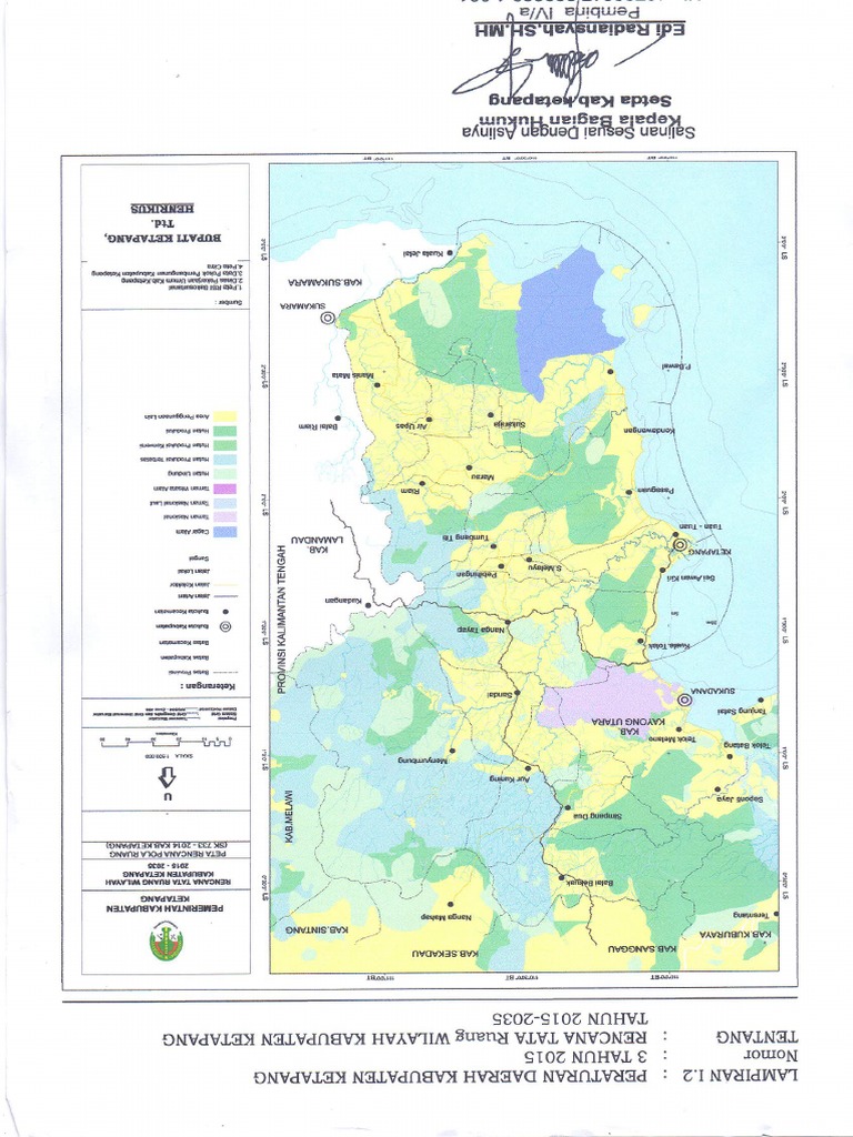 Peta Rencana Pola Ruang | PDF