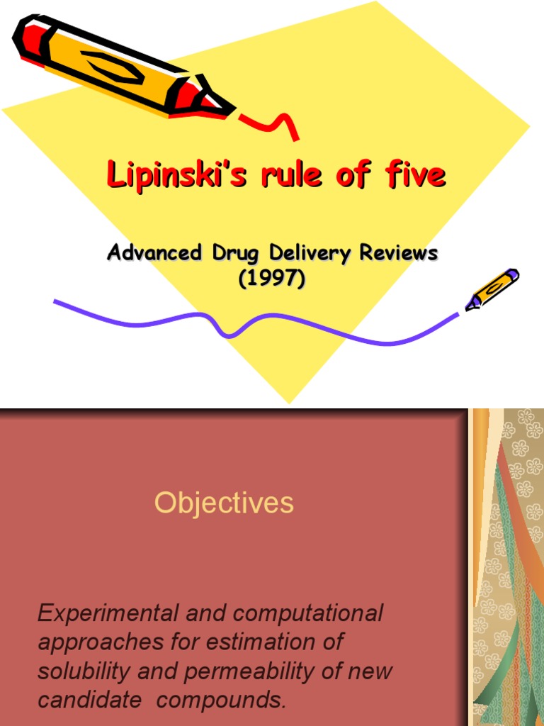 Lipinski's Rule of Five Overview | PDF | Solubility | Physical Chemistry