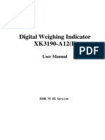 User Manual: LP7510 Weighing Indicator | PDF | Weight | Calibration
