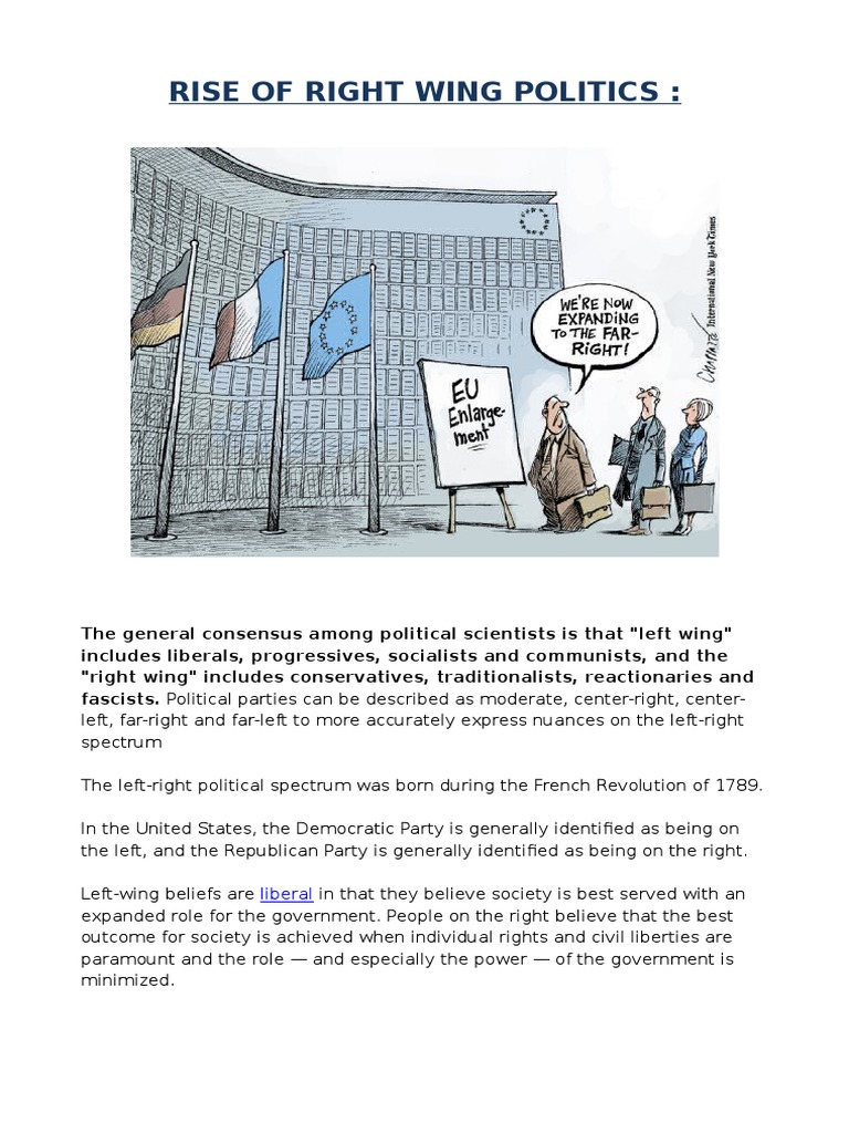 Rise of Right Left Wing Politics | PDF | Right Wing Politics | Far ...