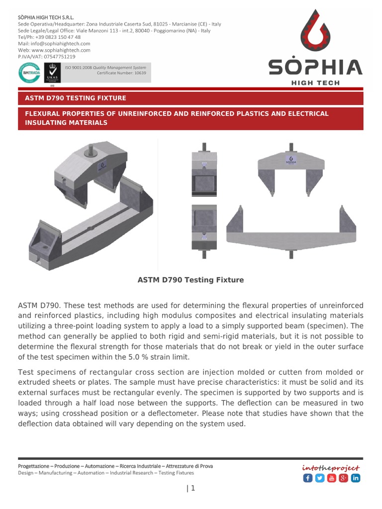 Astm d790 PDF | PDF | Fibre Reinforced Plastic | Bending