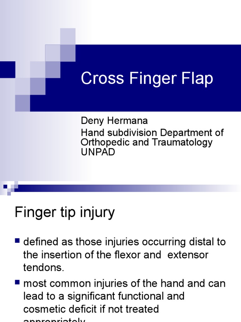 Cross Finger Flap | PDF | Finger | Hand