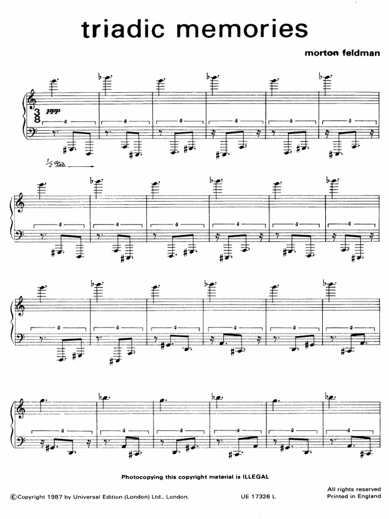 Feldman Triadic Memories | PDF