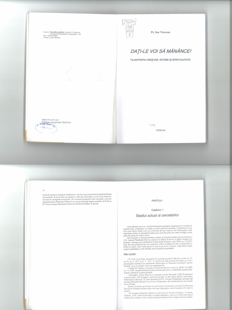 Dati-Le Voi Sa Manance - Pr. Ioan Vicovan | PDF