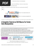 SAS Programming Cheat Sheet | PDF | Software Engineering | Information ...
