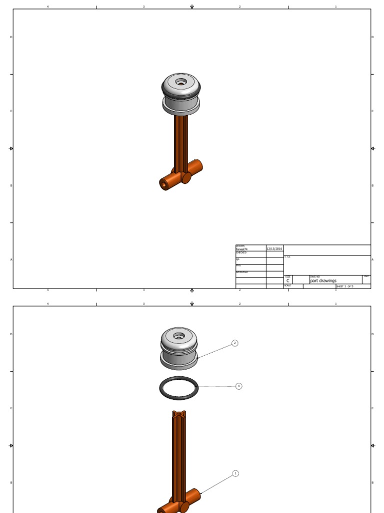 Part Drawings Overview and Details | PDF