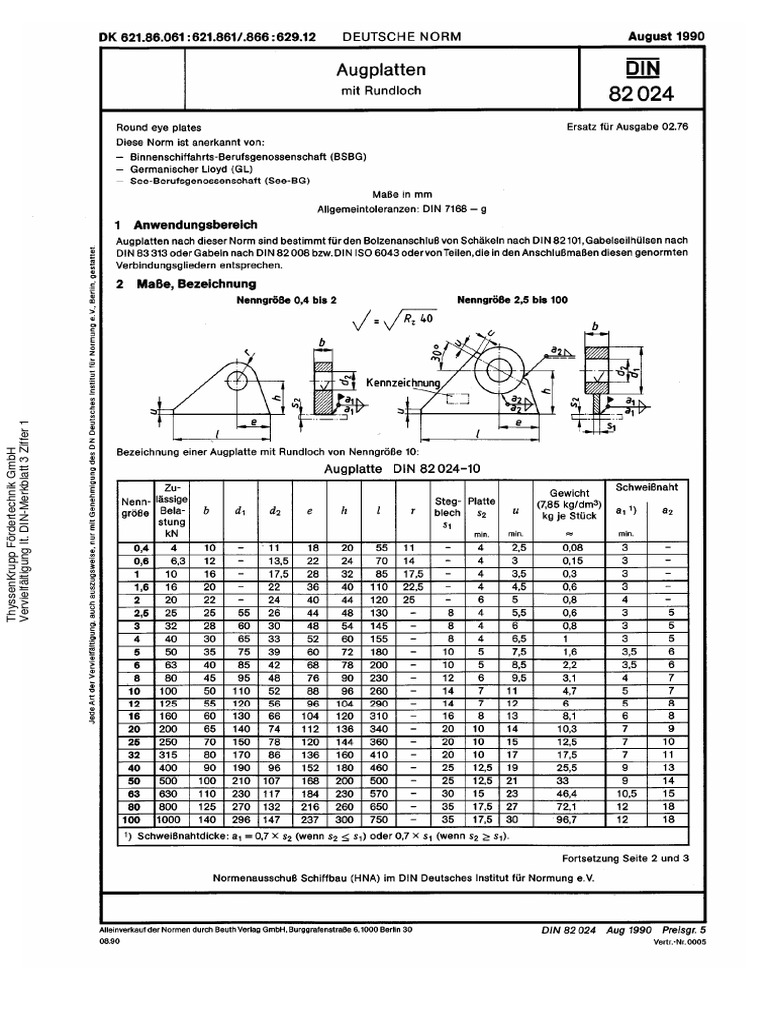 Din 82024 PDF | PDF