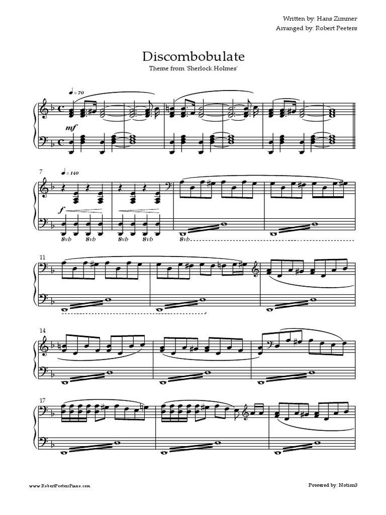 Sherlock Holmes - Discombobulate | PDF