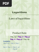 Logarithms Basics Practice WS | PDF | Special Functions | Complex Analysis