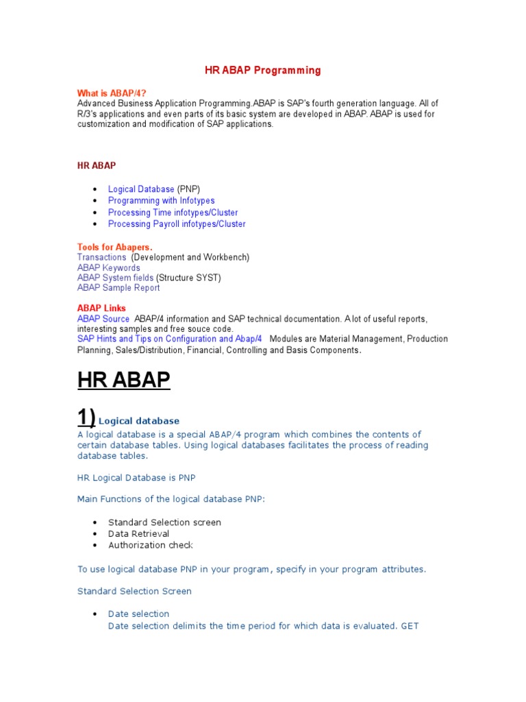 Hr Abap Programming Pdf 0452
