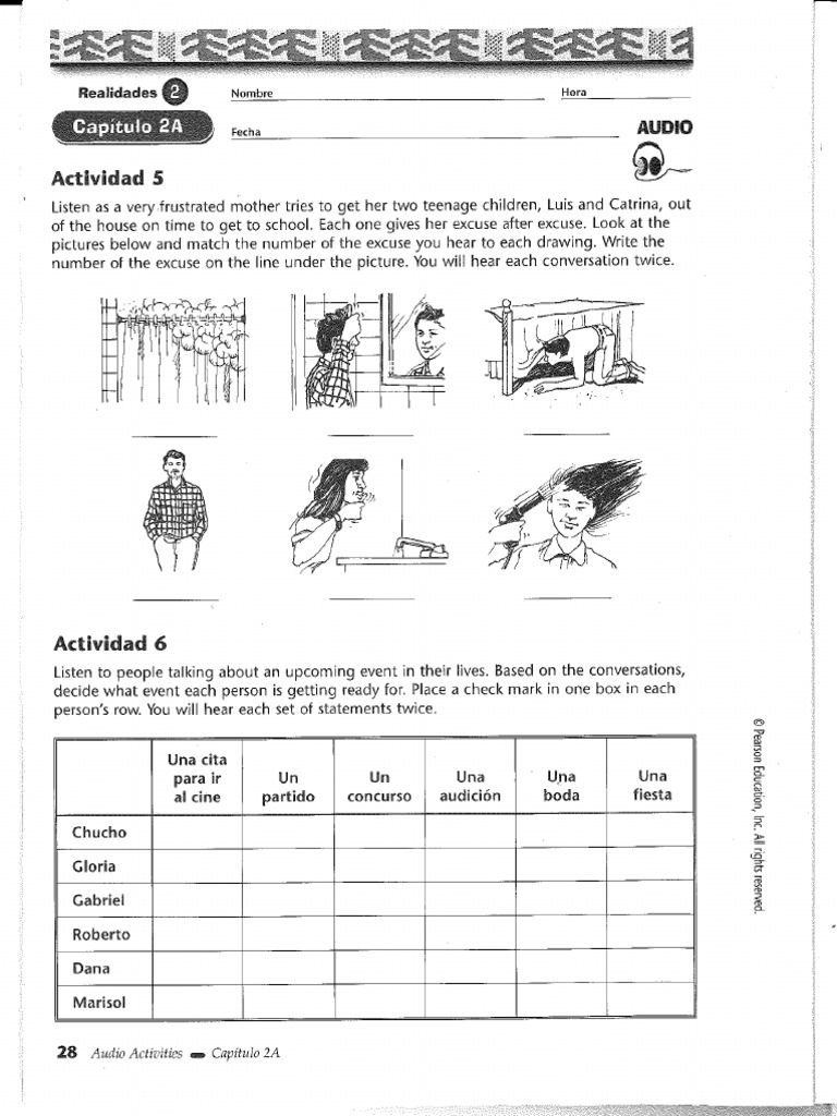 2a Audio Activities 5 and 6 | PDF