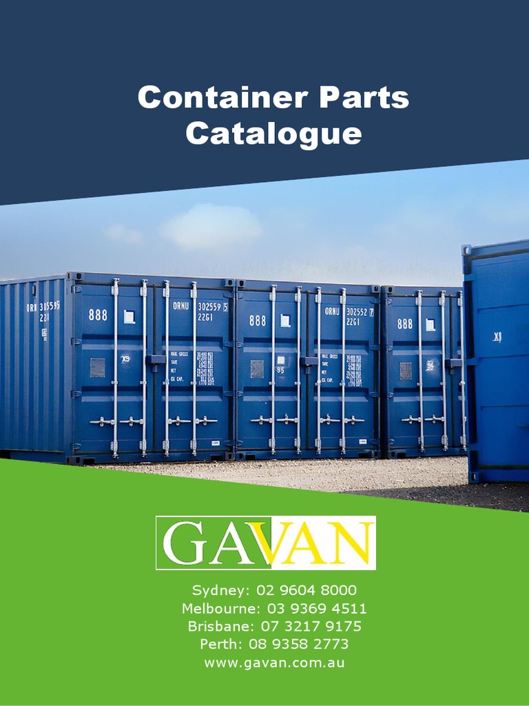 Container DETAIL | PDF | Rivet | Door