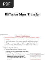 Lecture Notes On Mass Transfer | PDF | Diffusion | Mass Transfer