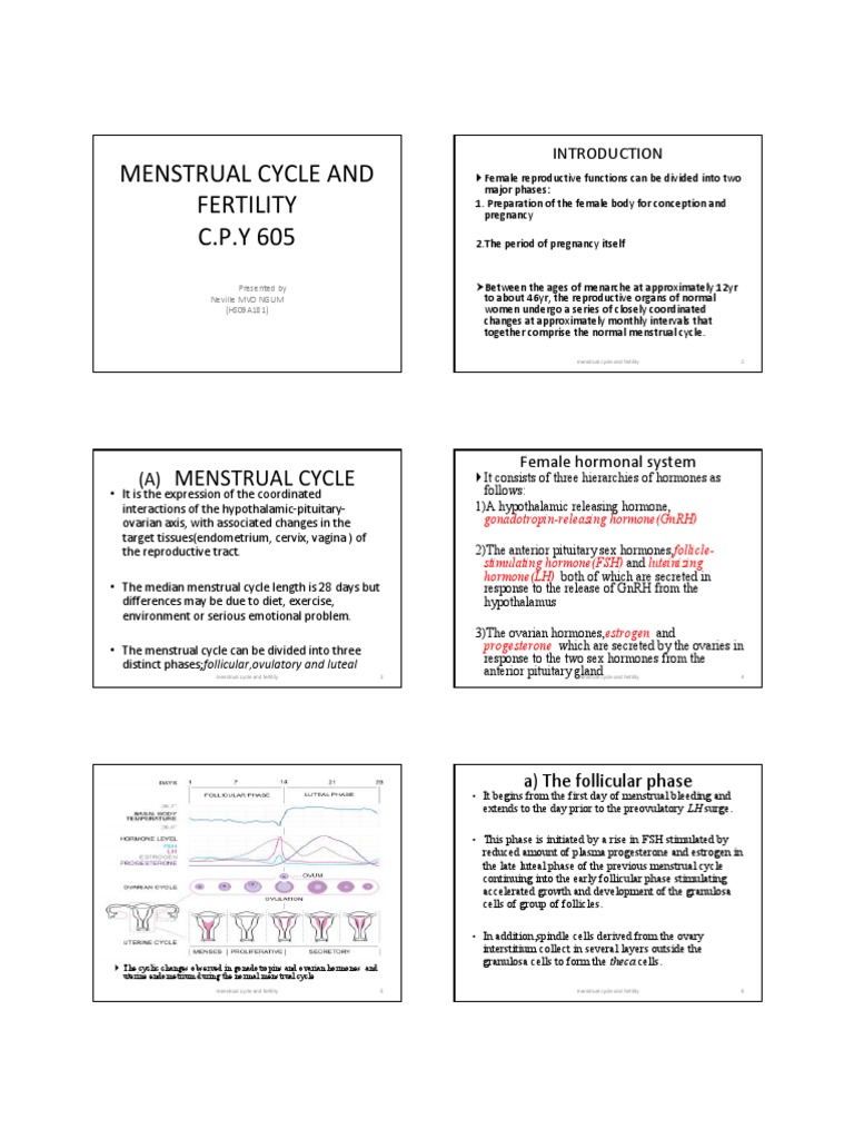 Menstrual Cycle and Emotional Changes | PDF | Menstrual Cycle ...