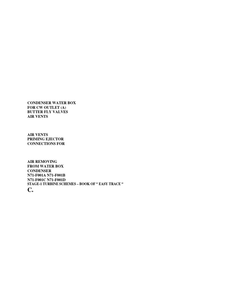 Condenser Water Box For CW Outlet (A) Butter Fly Valves Air Vents | PDF