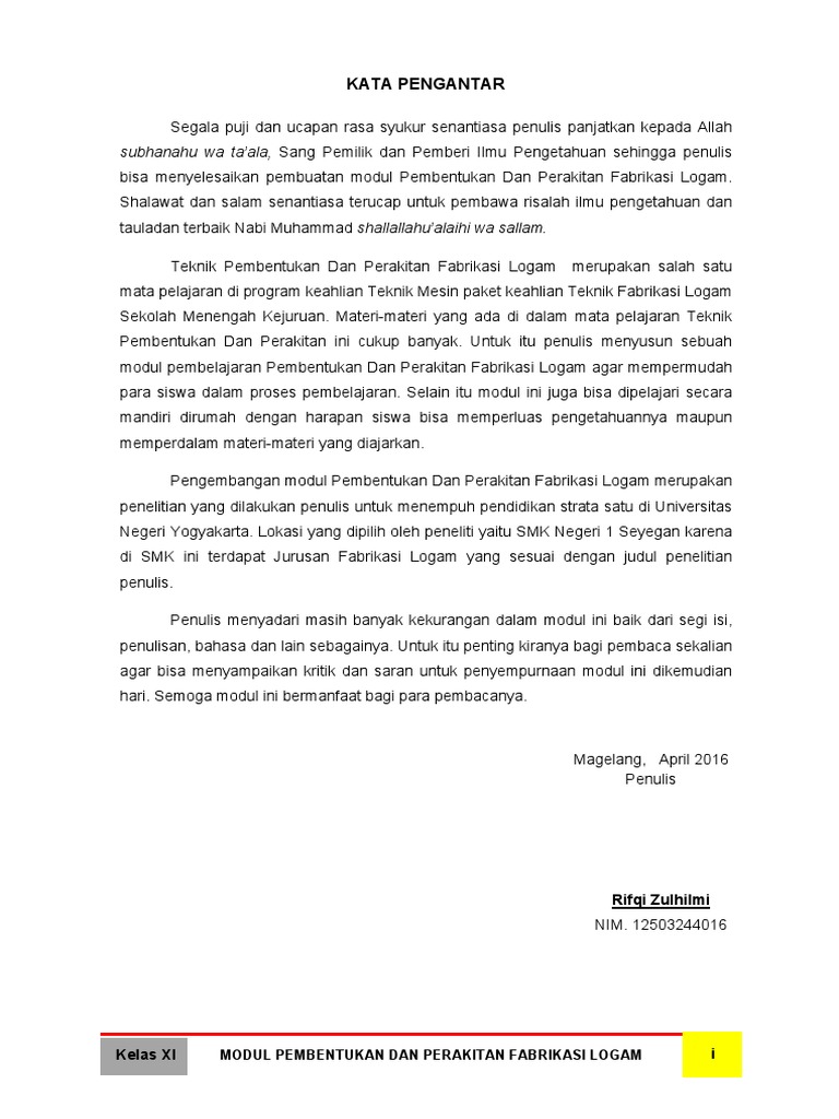 Modul Fabrikasi | PDF