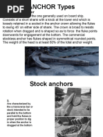 Describe The Anchor Handling Arrangements From Hawse Pipe To Spurling ...