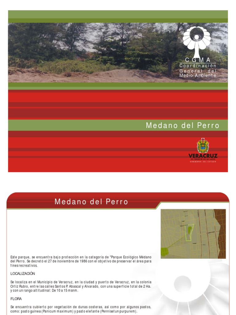 Area Natural Protegida Medano Del Perro | PDF