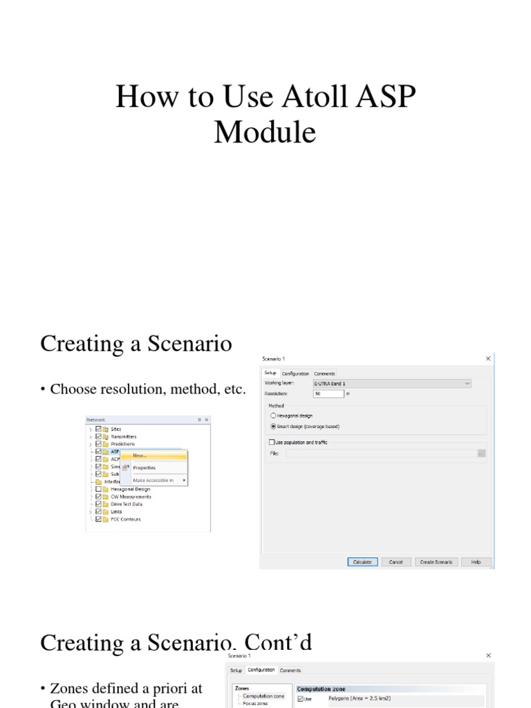 Atoll ASP Module | PDF