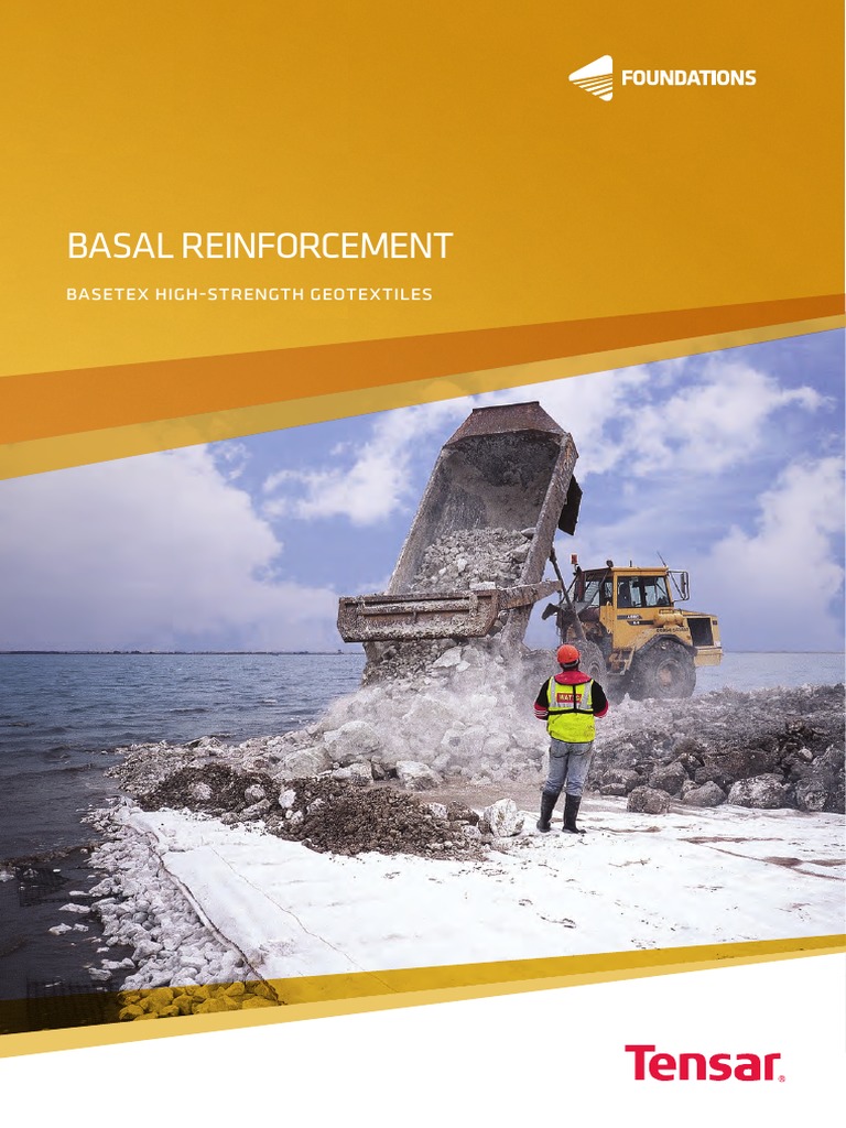 Basal Reinforcement: Basetex High-Strength Geotextiles | PDF | Deep ...