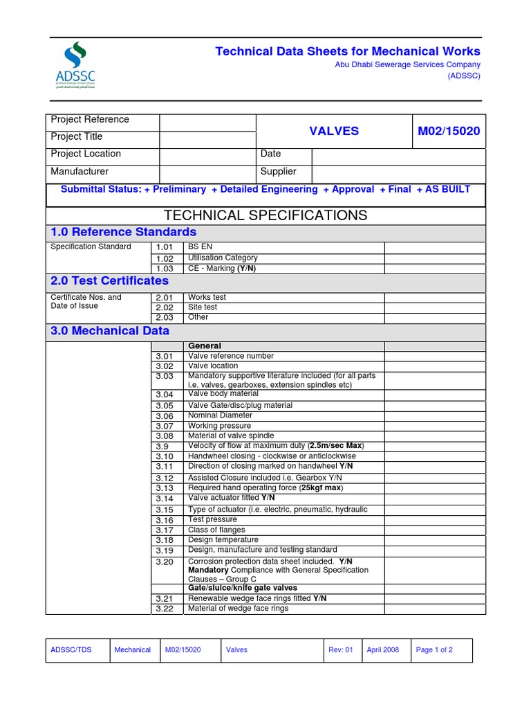ADSSC | PDF | Valve | Hydraulic Engineering