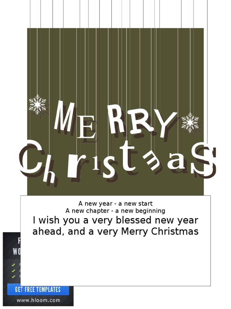 Wishing Merry Christmas | PDF