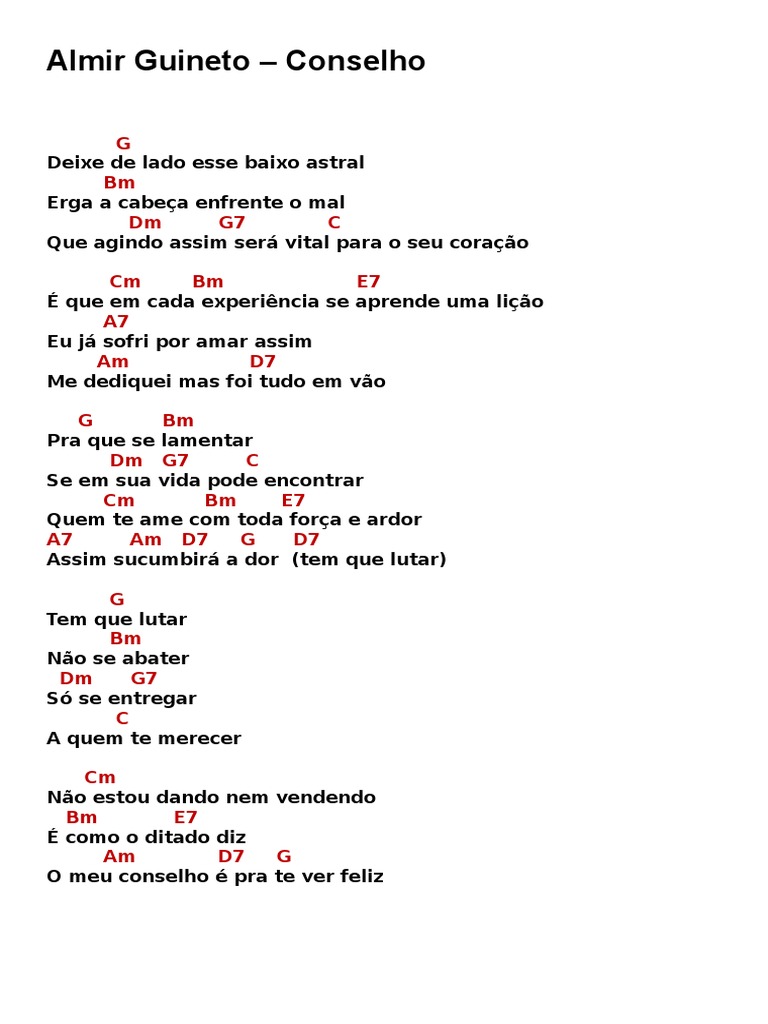 Almir Guineto - Conselho | PDF