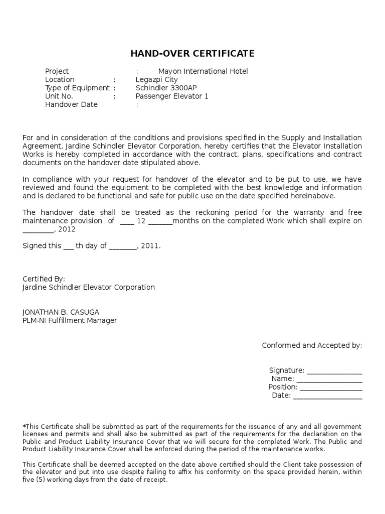 Handover 2 | PDF | Technology & Engineering