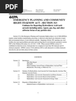 SARA Title III Section 313 Reporting Guide | PDF | Occupational Safety ...
