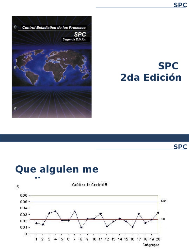 Curso Básico de SPC: Control de Procesos | PDF | Estadísticas | Science