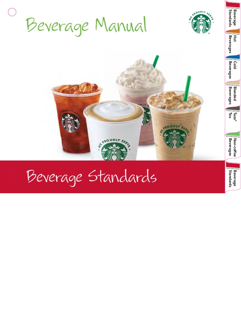 Wps Beverage Manual | Download Free PDF | Drink | Caffeinated Drinks