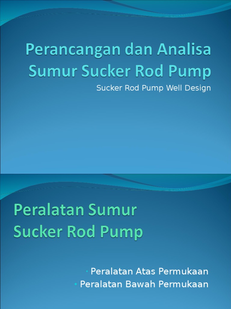 Sucker Rod Pump Design - 2016 | PDF