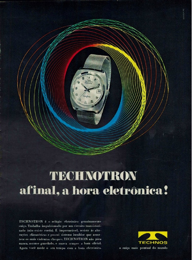 Relógio Technos Technotron | PDF