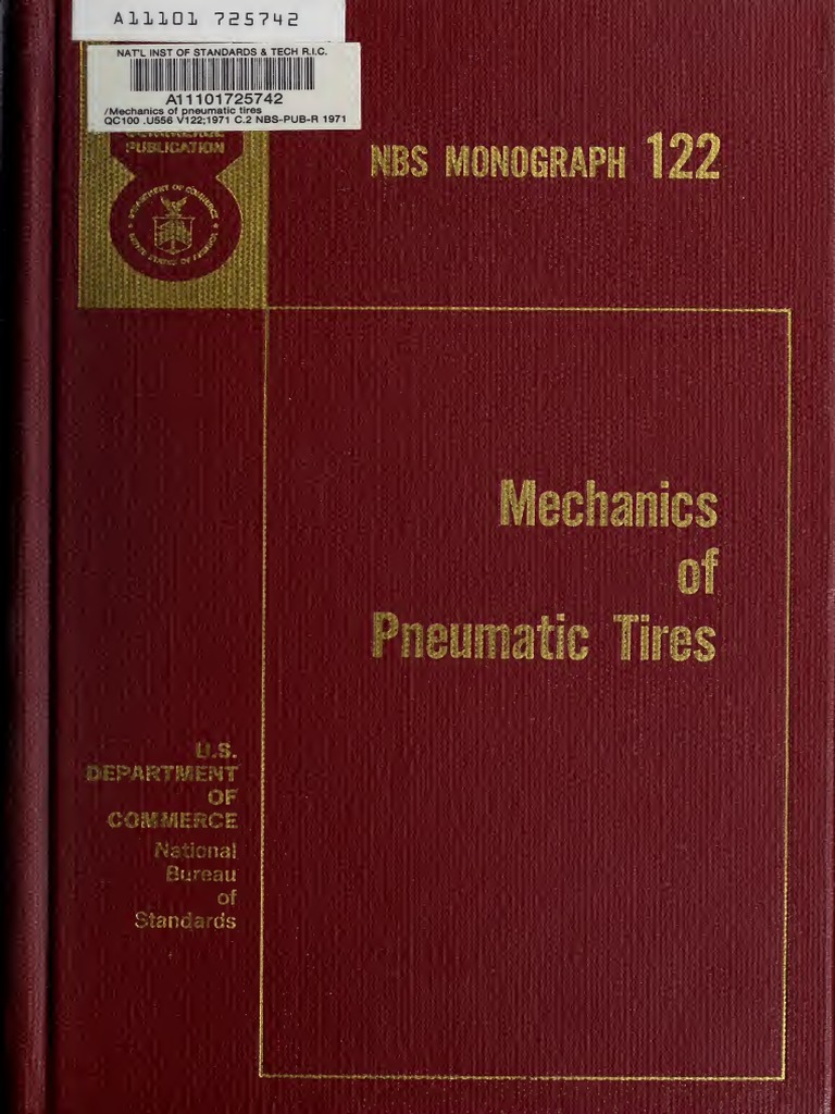 Mechanics of Pneumatic Tires | Download Free PDF | Viscoelasticity | Tire