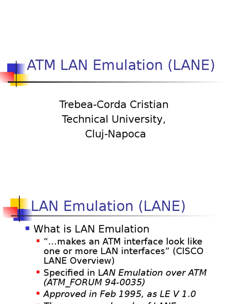 ATM LAN Emulation | PDF | Local Area Network | Asynchronous Transfer Mode