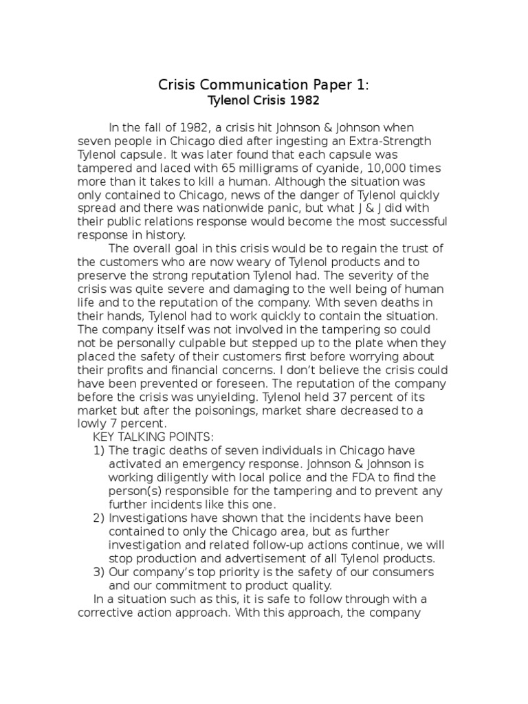 Crisis Communication Papers | PDF | Chipotle Mexican Grill | Reputation