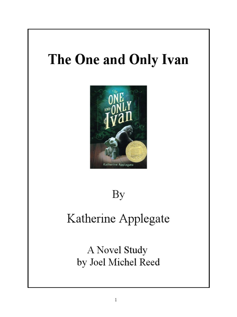 The One and Only Ivan Novel Study Preview | PDF | Semiotics | Linguistics