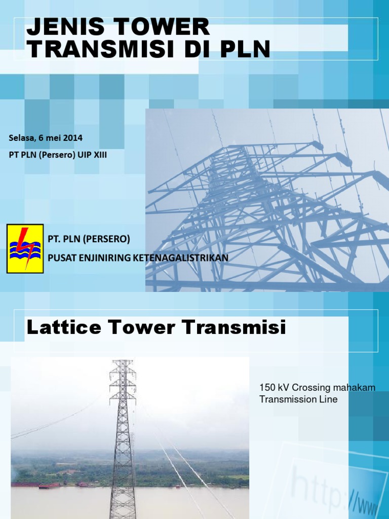 Jenis Tower PLN | PDF