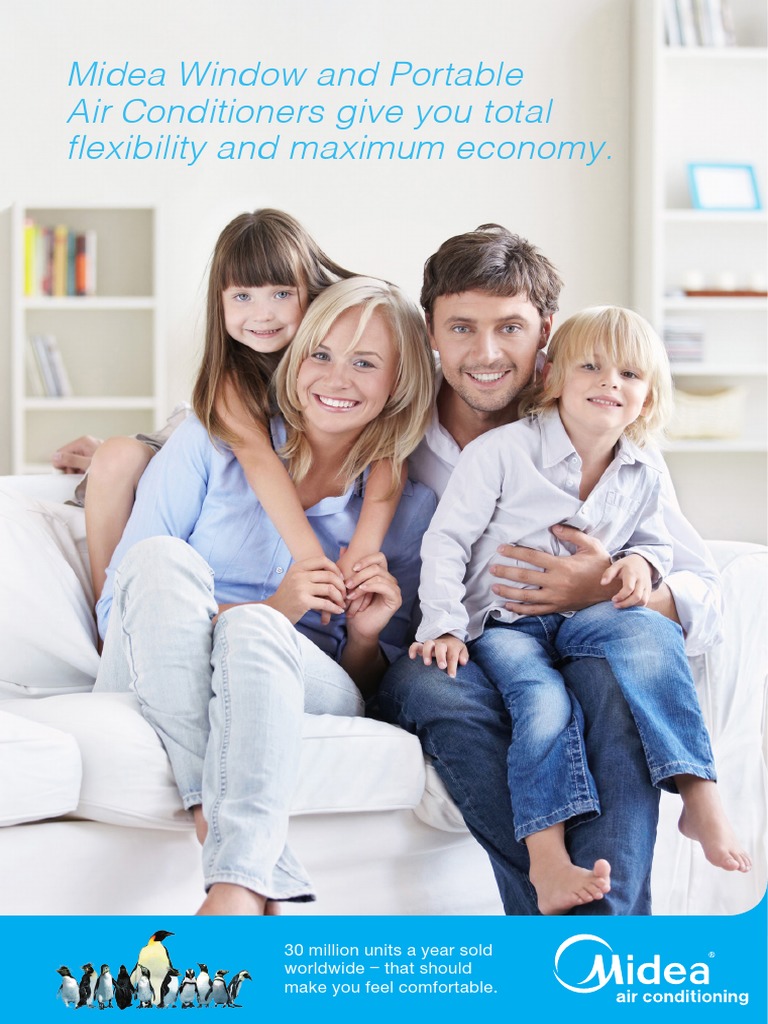 Midea Window and Portable Brochure A4 - 4PP - FA | PDF | Hvac | Heating ...