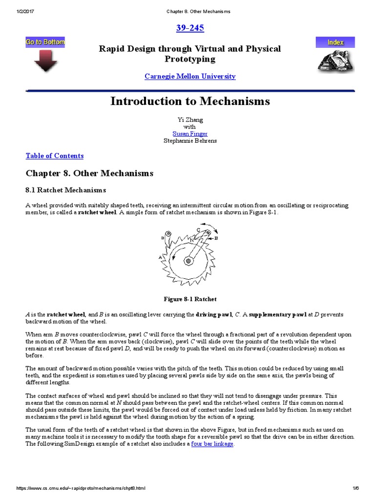 Geneva Machanism | PDF | Machine (Mechanical) | Gear